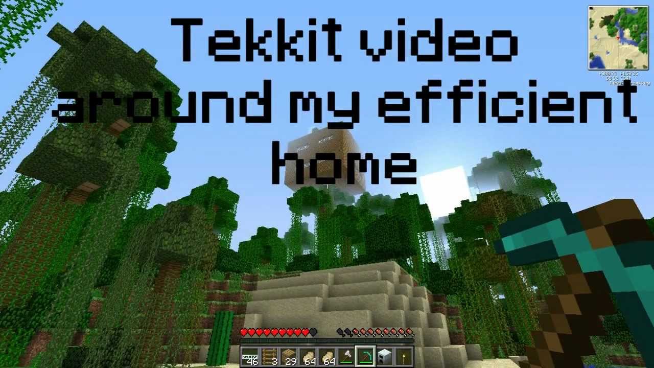 Minecraft Tekkit: Tour around my Eco friendly house - YouTube