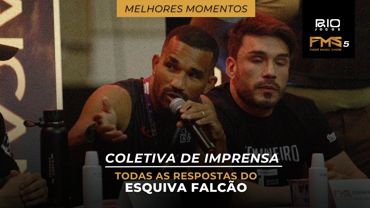 Melhores Momentos - ESQUIVA FALCÃO (Coletiva de Imprensa) - YouTube