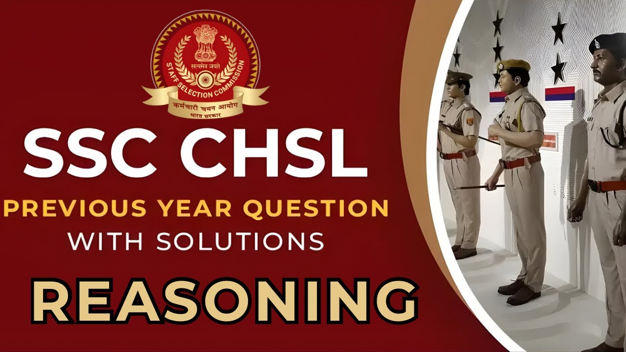 SSC CHSL REASONING | #education #ssc #reasoning #career #jammu #rrb # ...