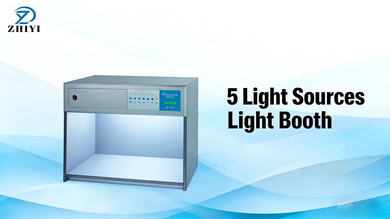 Light Booths for Colour Matching & Assessment - YouTube