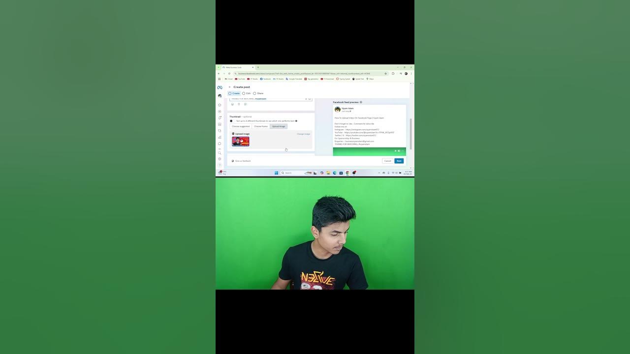 Upload Video On Facebook Part 8 | Siyam Islam Shorts - YouTube