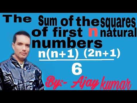 The sum of the square of first n natural numbers - YouTube
