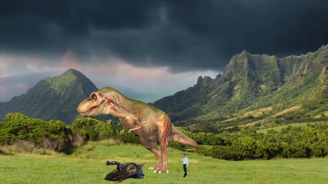 Camina con un T rex para efectos chroma key o green screen 74 - YouTube