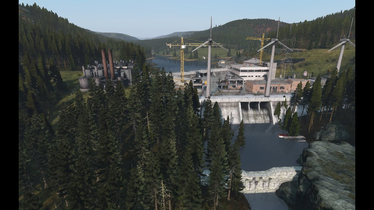 DayZ Console underground bunker mod at the dam in chernarus. hidden ...