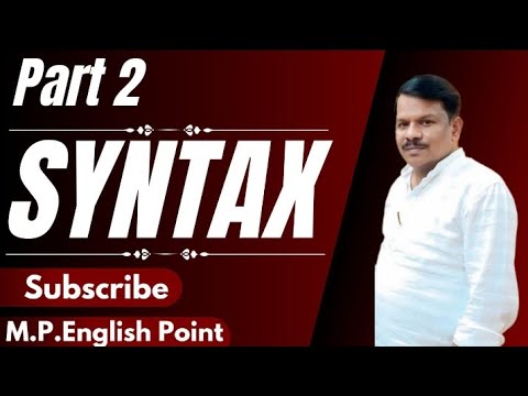 Part-2 of "SYNTAX". - YouTube