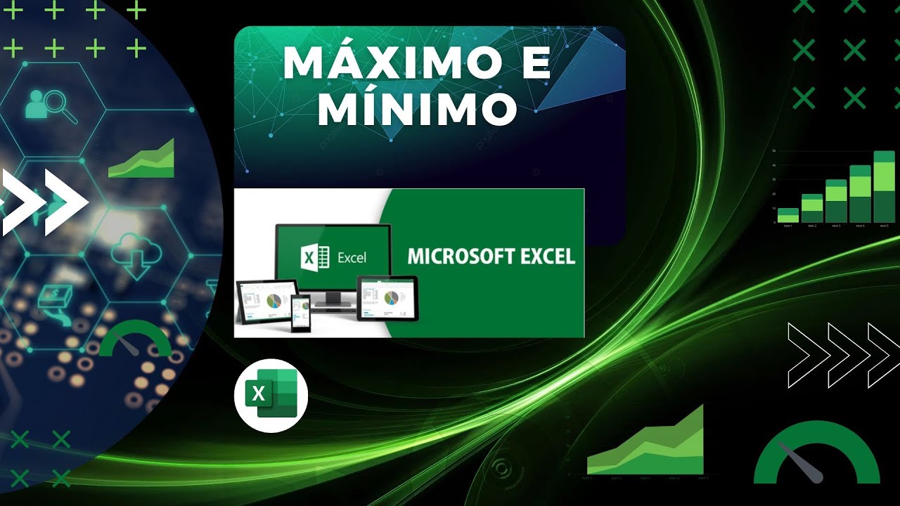 Curso Excel FUNÇÕES MÁXIMO E MÍNIMO Tutorial Passo a Passo - YouTube