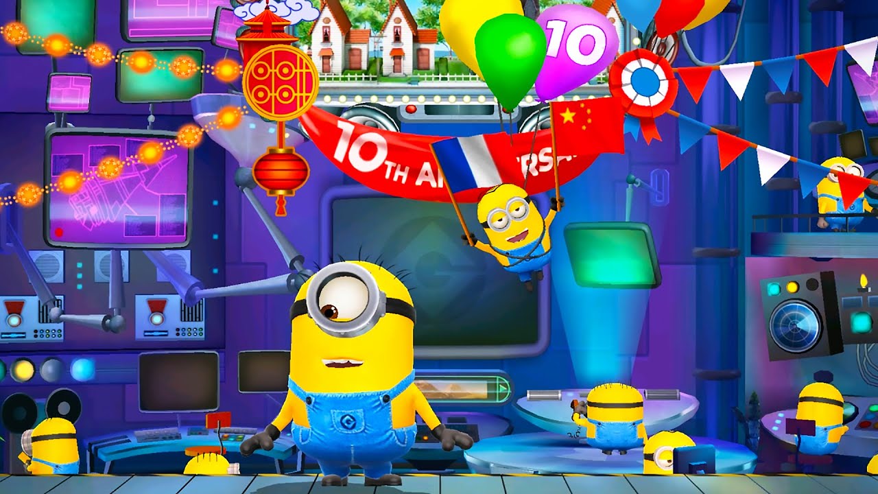 Carl Minion in challenge room - Despicable me minion rush - YouTube