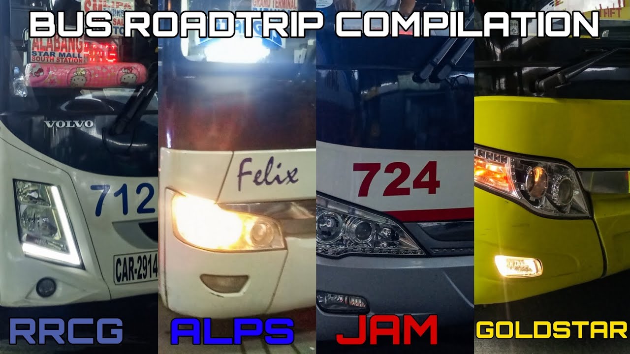 BUS ROADTRIP COMPILATION: RRCG 712, ALPS Y777 (FELIX), JAM 724 ...