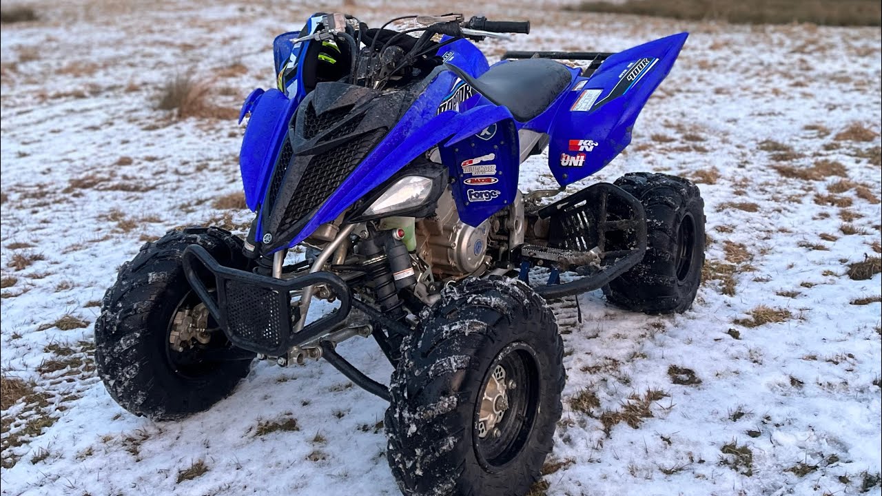 Yamaha Raptor 700R Snow Drift - YouTube