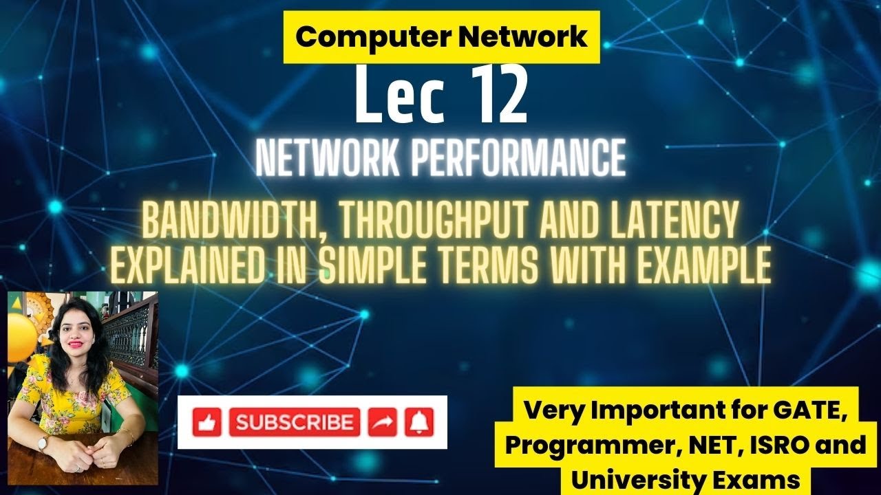 Lec 12 Network Performance Bandwidth Throughput Latencydelay