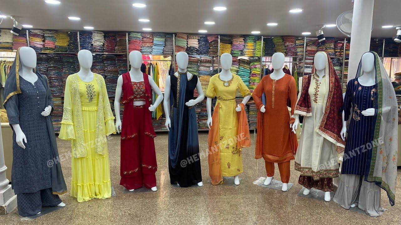 KURTI 200/- 300/- 500/- 1000/- BIGGEST KURTI, DRESS SHOWROOM IN CHANDNI ...