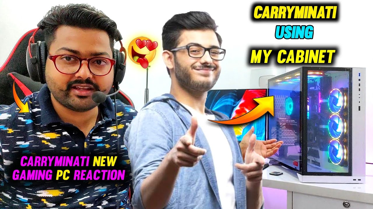 Carryminati Used My Cabinet in His New Gaming PC 😍🔥 | @CarryMinati New ...