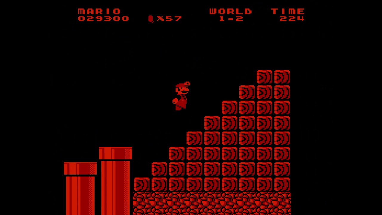Virtual Boy Mario - NES Hack (Quick Gameplay) - YouTube