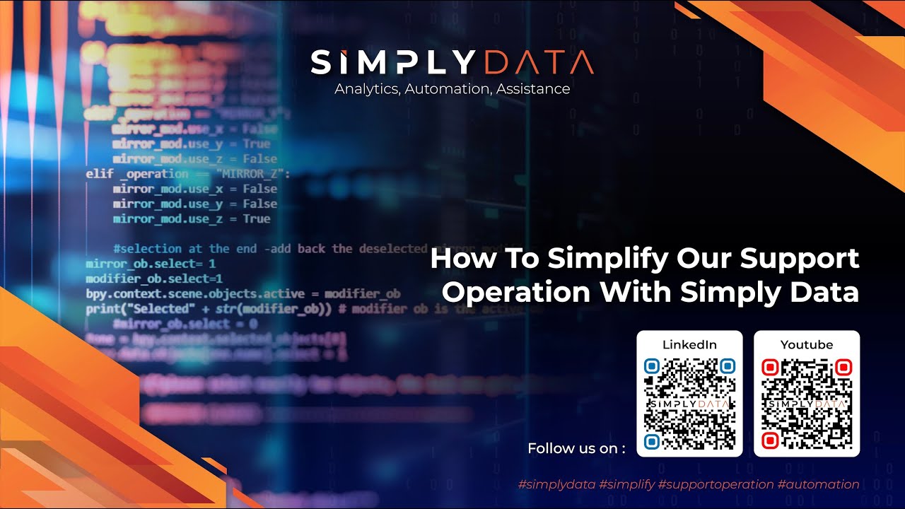 How To Simplify Support Operation With Simply Data - YouTube