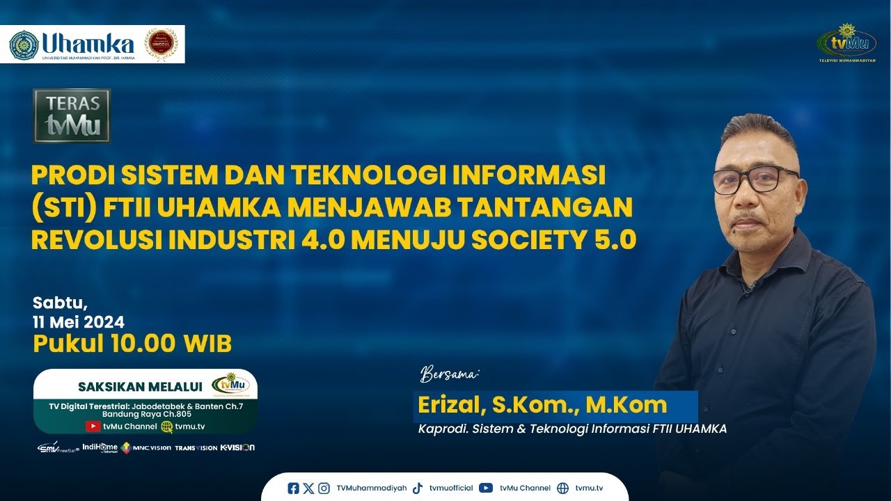 PRODI SISTEM DAN TEKNOLOGI INFORMASI STI FTII UHAMKA MENJAWAB TANTANGAN REVOLUSI INDUSTRI - YouTube