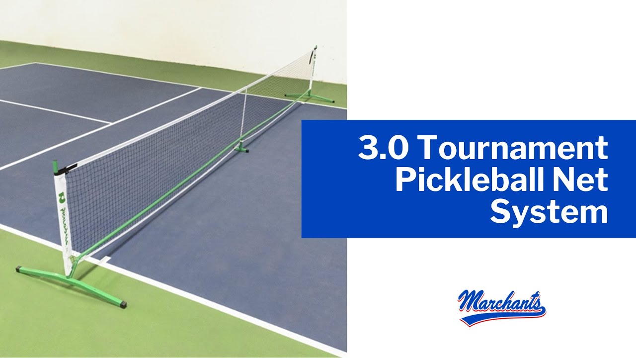 3.0 Tournament Pickleball Net System - YouTube