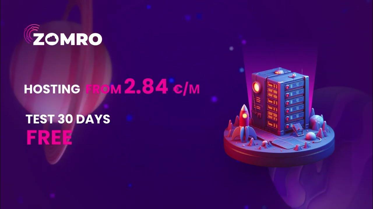 Zomro.com - hosting (eng) - YouTube