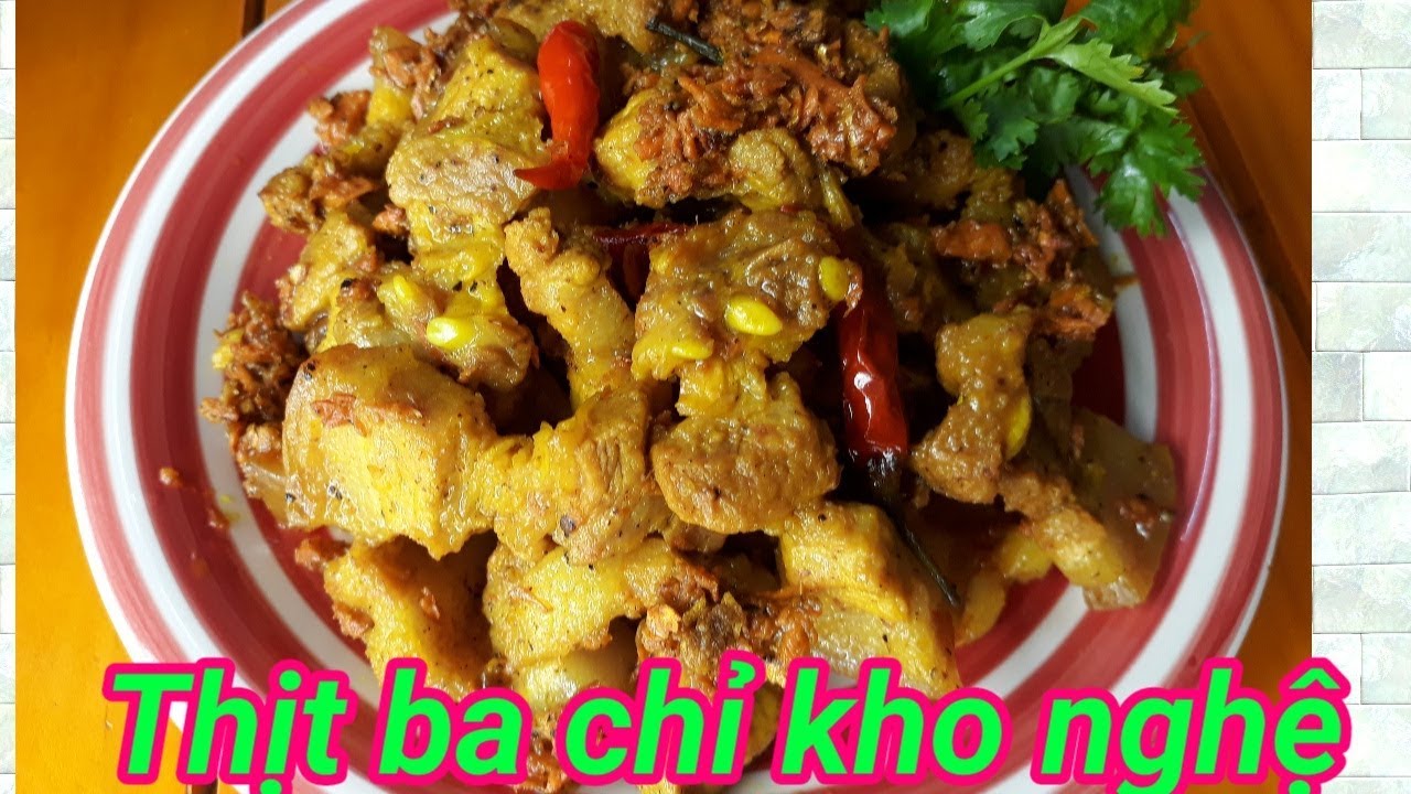 Cách làm Thịt kho nghệ ngon cơm tốt cho phụ nữ sau sinh||Thanh Tâm Food ...