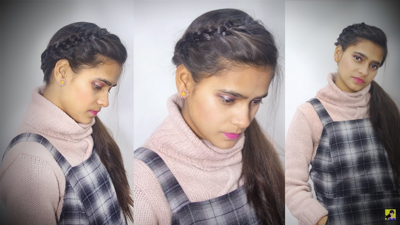 लड़कियों के लिए सर्दियों में आसान Hairstyle 2020 High Neck Hairstyles # ...