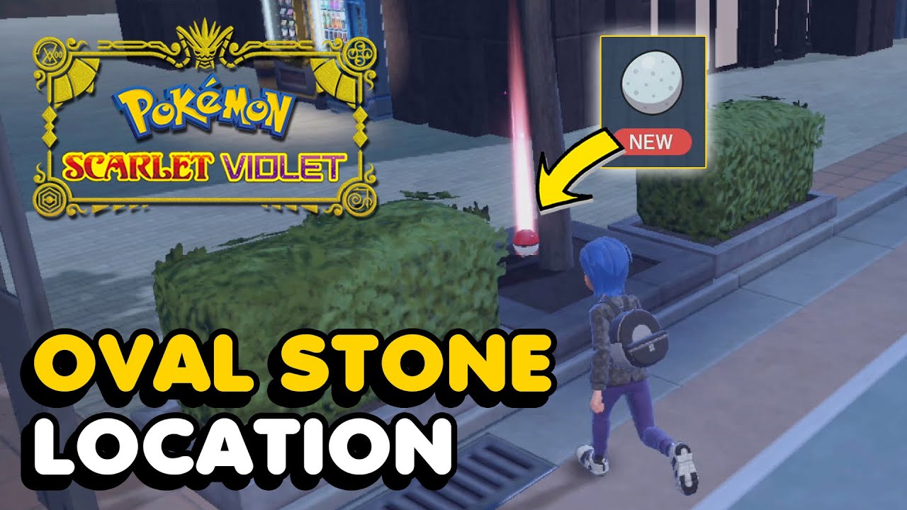 Pokemon Scarlet & Violet - Oval Stone Location - YouTube