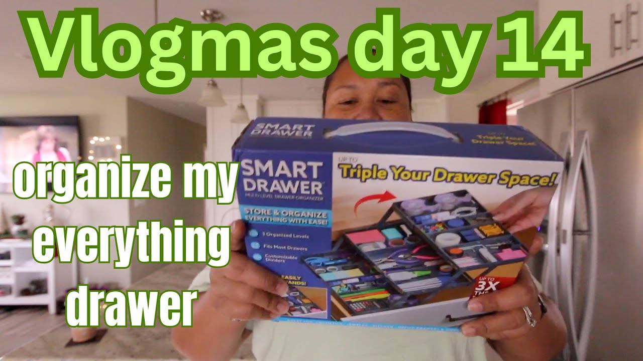 vlogmas day 14 | organizing my Everything drawer with Smart Drawer ...