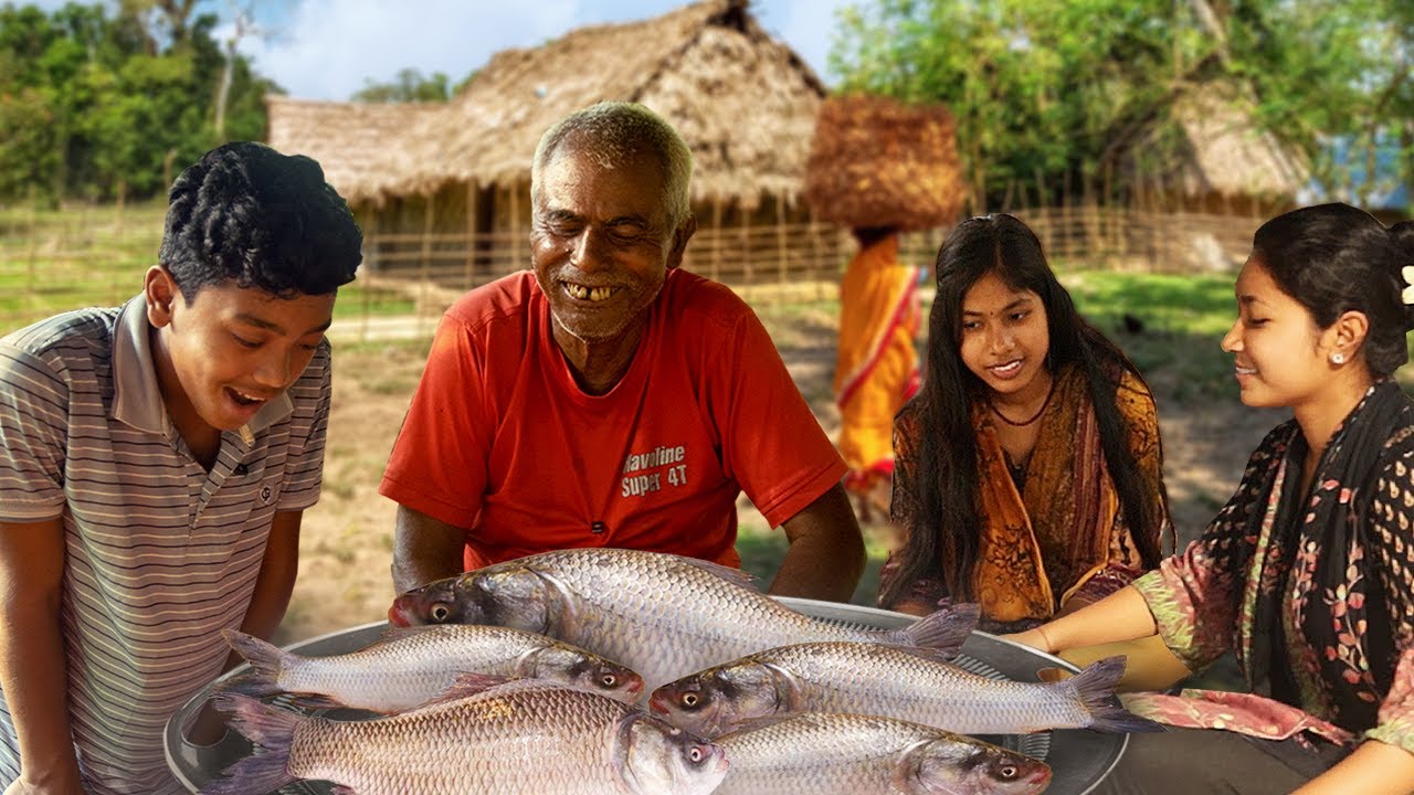 Village Style Traditional Fish Curry Recipe | Cooking Fish Recipe with ...