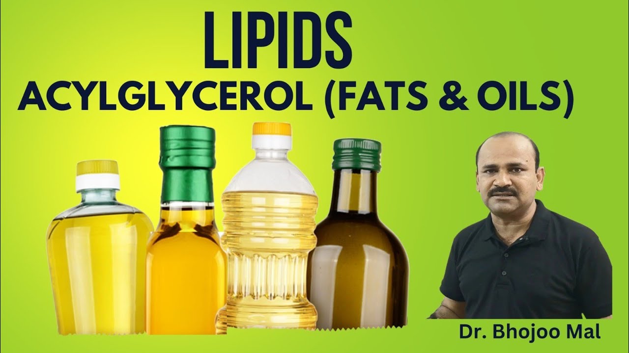 Lipids | Acylglycerol Fats and Oils |Class 11 Biology | by Dr. Bhojoo ...