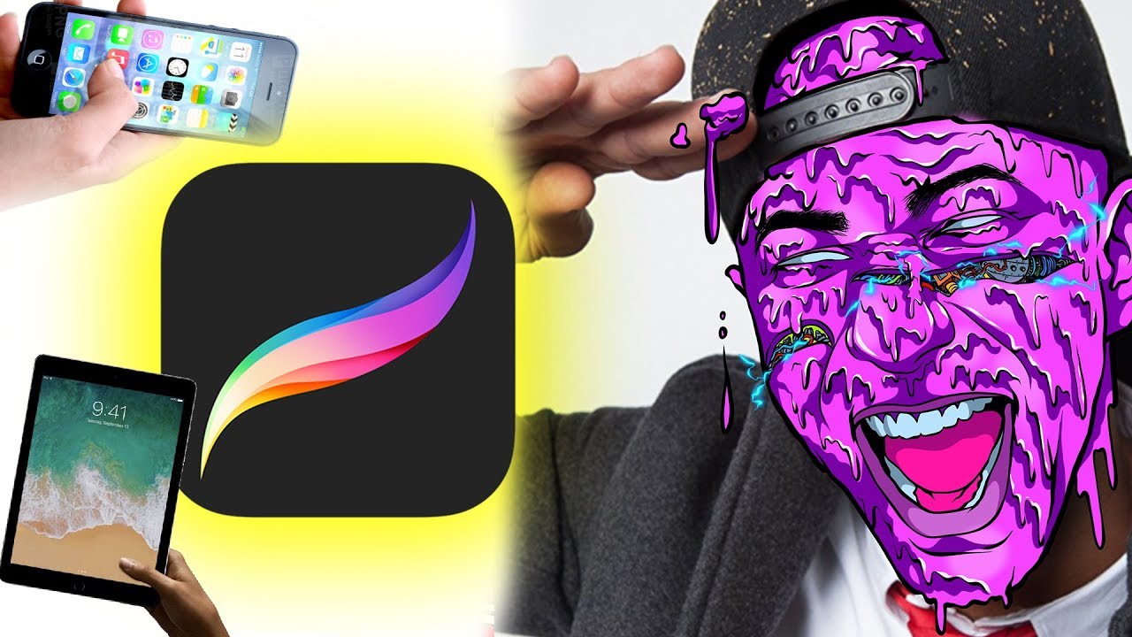 How To Zombie Yourself ! - Speedart / Fouseytube ( Procreate App ...