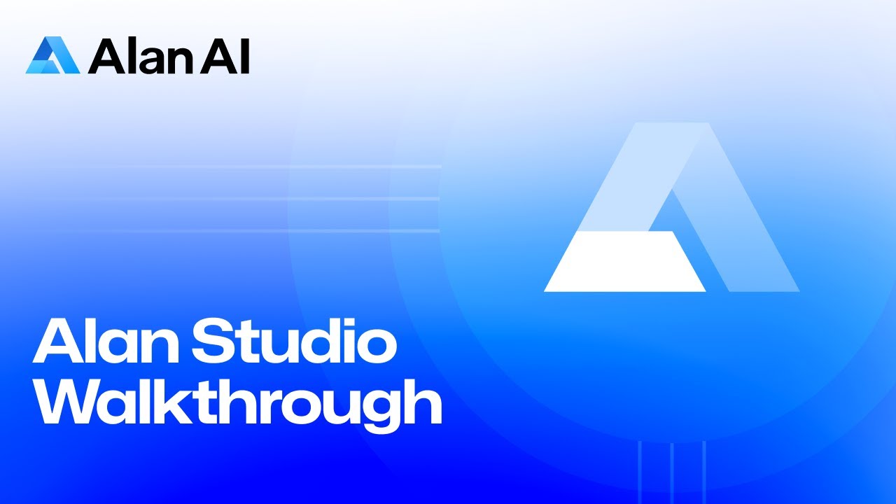 Alan Studio Walkthrough - YouTube