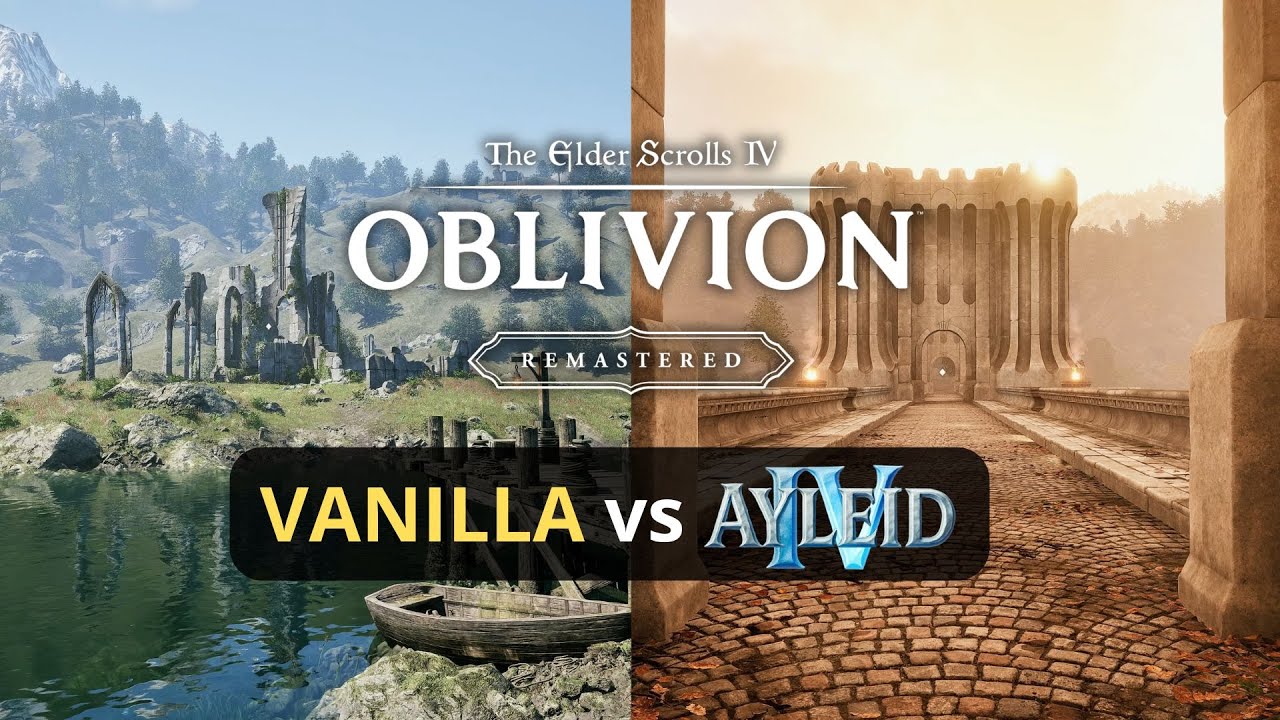 MUST-HAVE Mod! Oblivion Remastered vs. Ayleid IV Reshade Side-by-Side ...