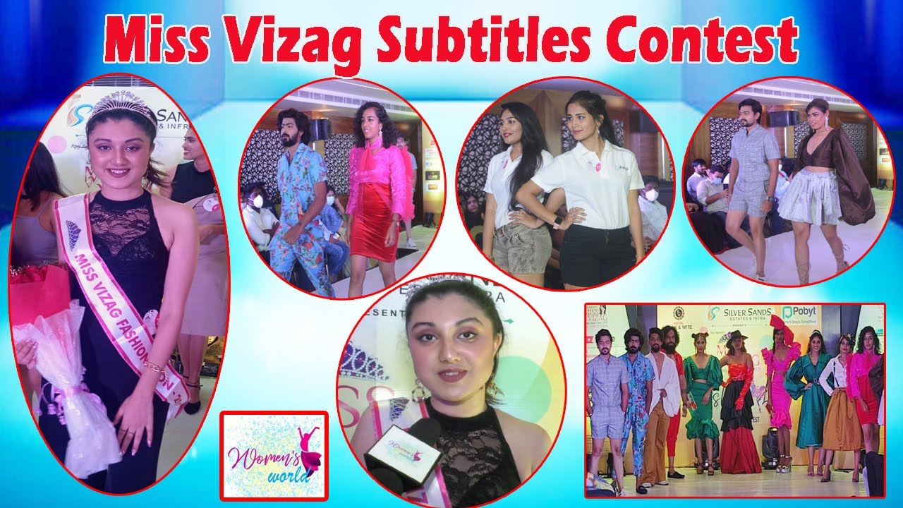 Miss Vizag Subtitles Contest Fashion Icon 2021 Winner Muskan Vizag ...