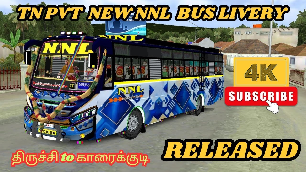 TN 💚 ️ PVT NEW NNL BUS LIVERY RELEASED #gameplay #bussid #new # ...