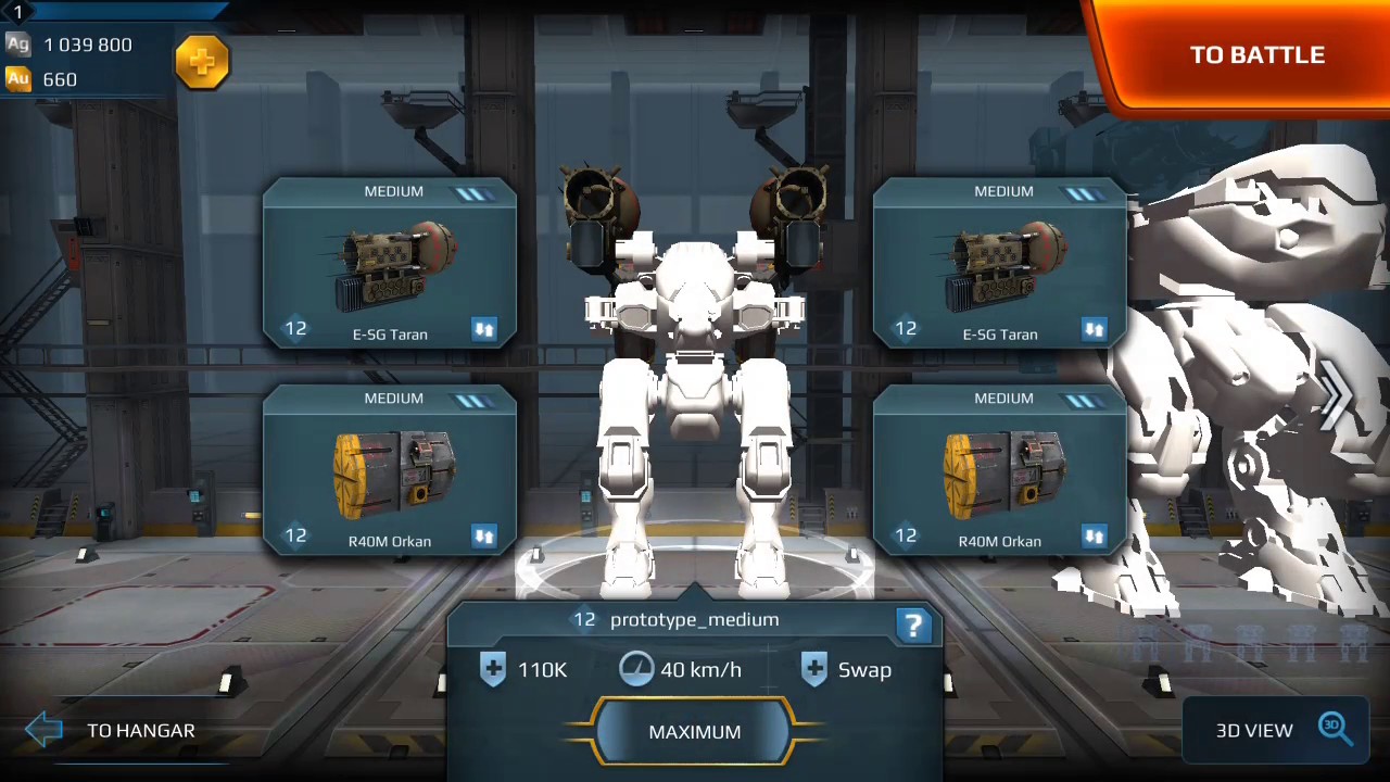 War Robot - Test : Prototype heavy & medium robot - YouTube