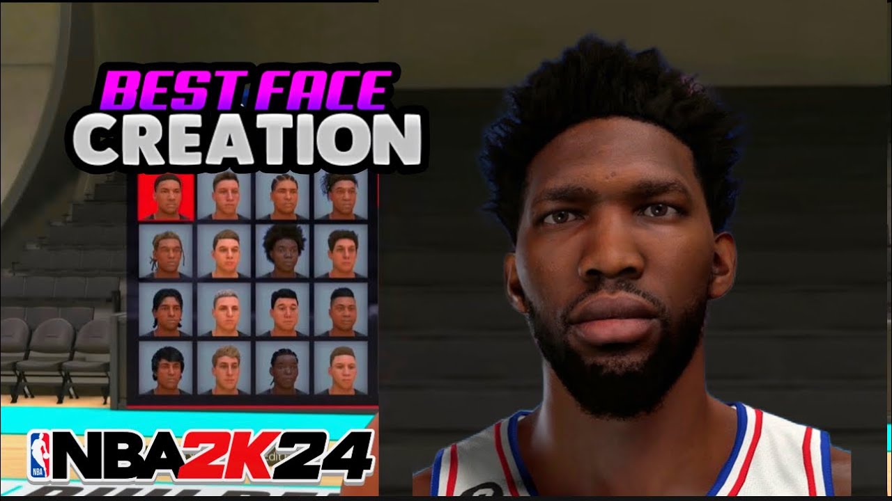 BEST JOEL EMBIID NBA 2K24 FACE CREATION TUTORIAL! THE MVP - YouTube