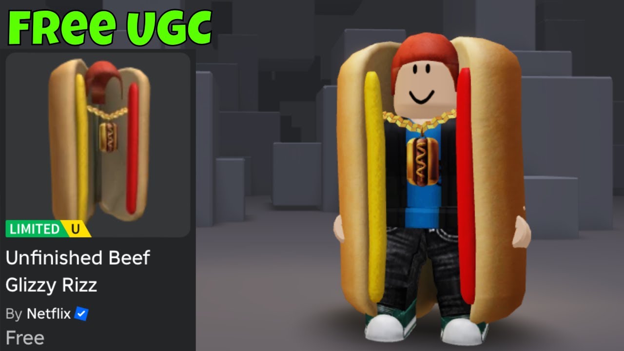 Free UGC Limited! How To Get Unfinished Beef Glizzy Rizz In Netflix ...