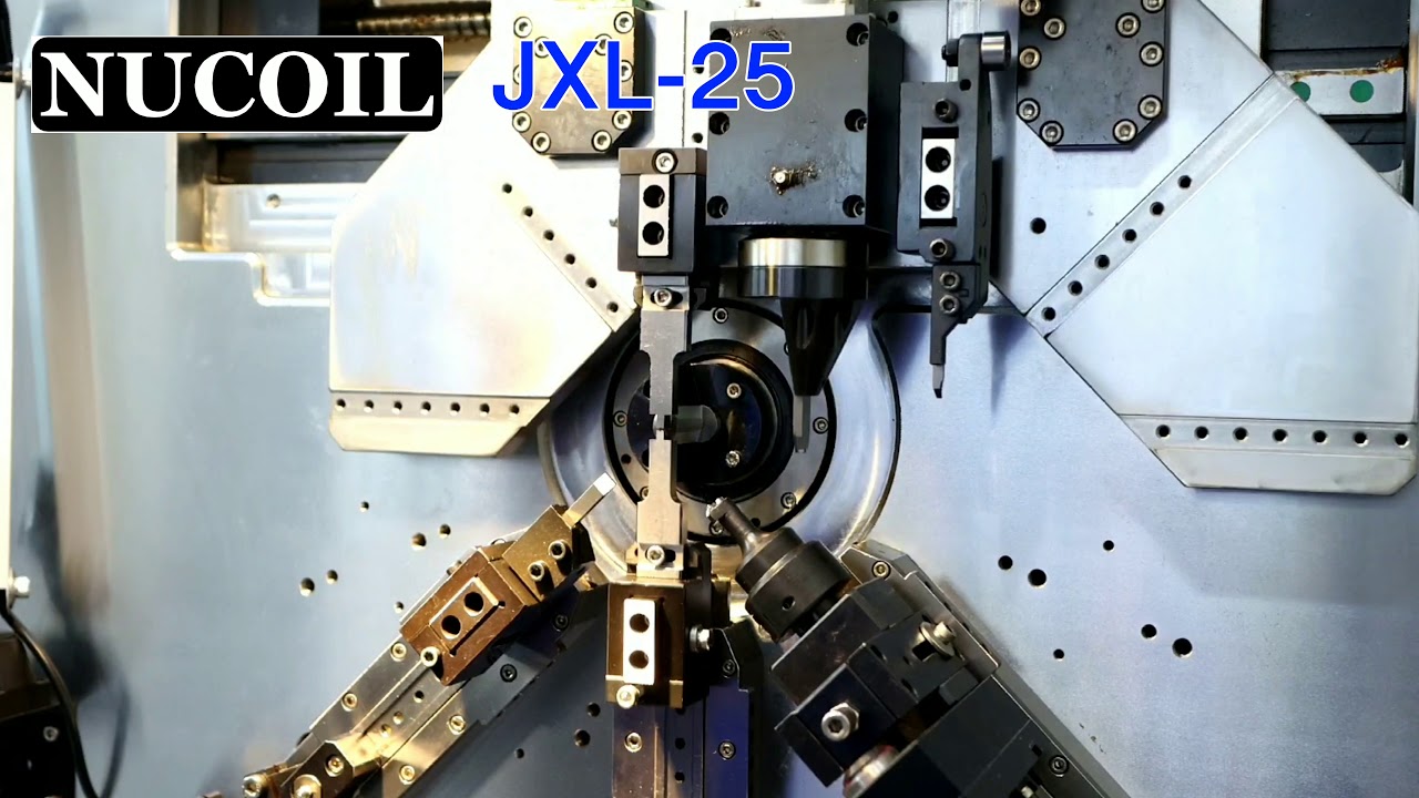 NUCOIL JXL-20 Spring Former - YouTube