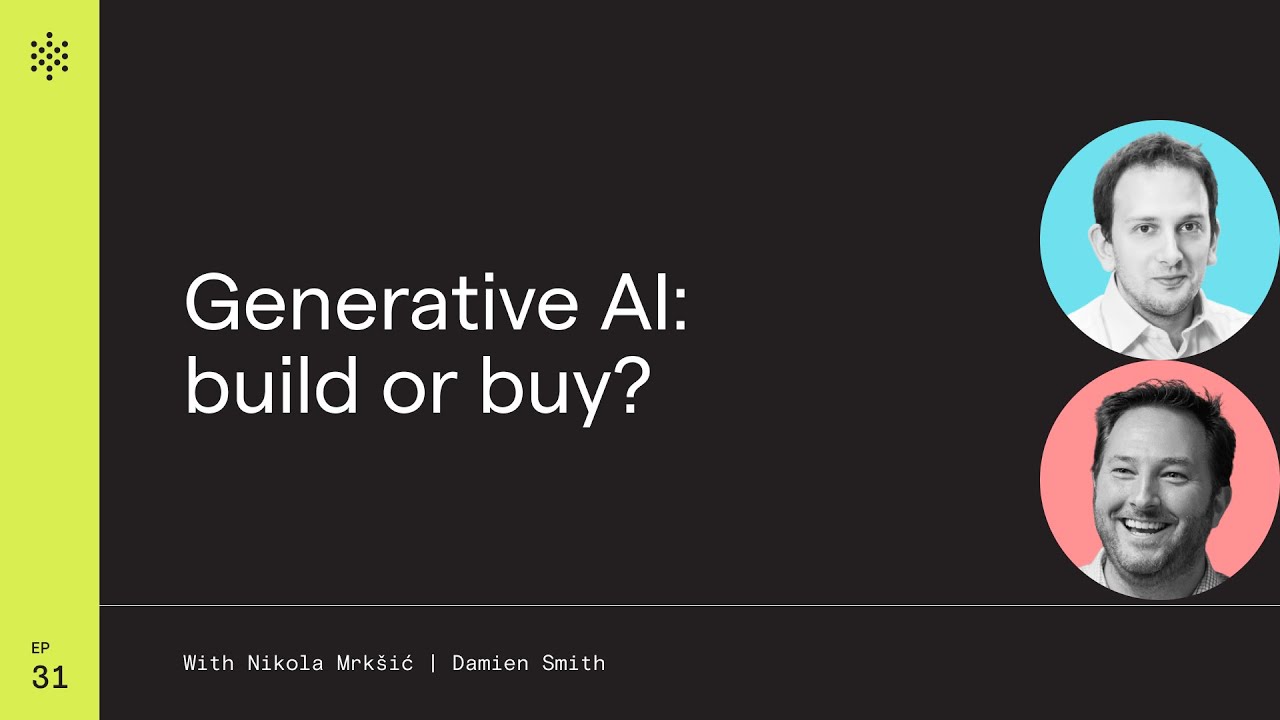 Deep Learning with PolyAI: Generative AI – Build or Buy (and why ...