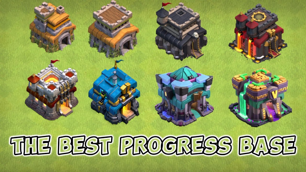 The best progress base for town 7 - 14 - YouTube