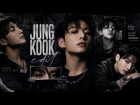 JUNGKOOK edits on tik tok 