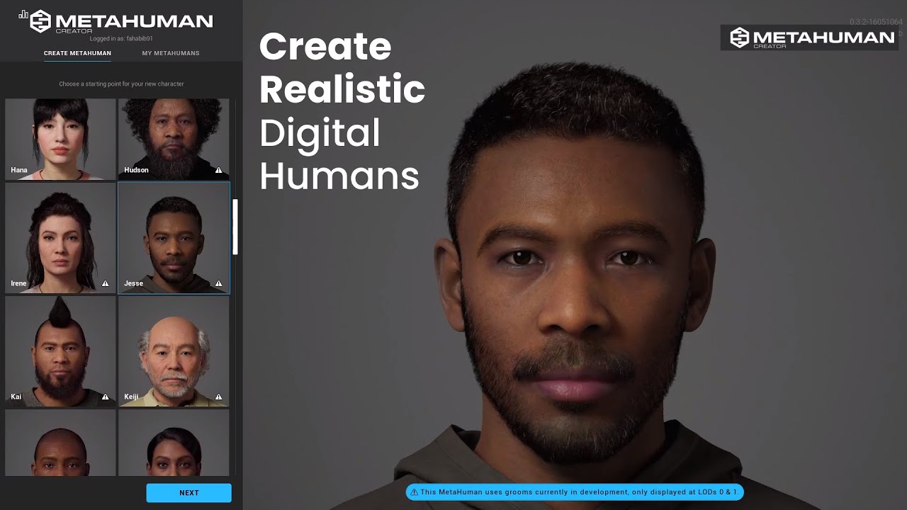 MetaHuman Creator - Create Realistic Digital Humans - YouTube