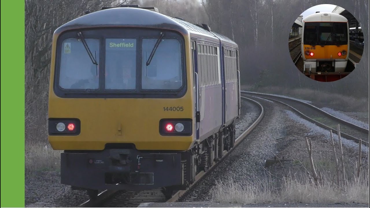 Class 144 departs Darnall - YouTube