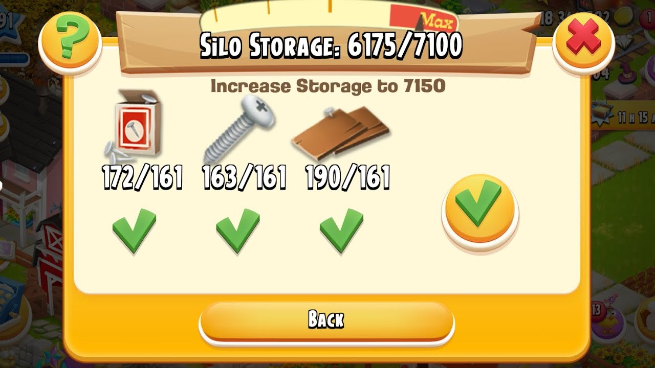 Hay Day | Level 191 | Upgrade Silo - YouTube