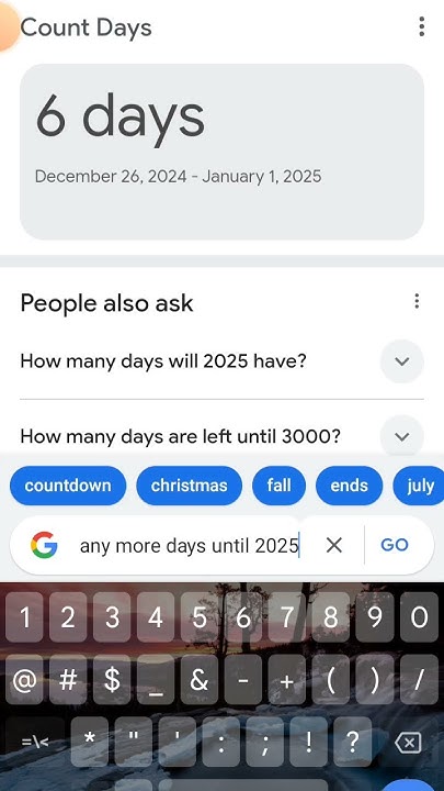 How many more days until 2025? - YouTube