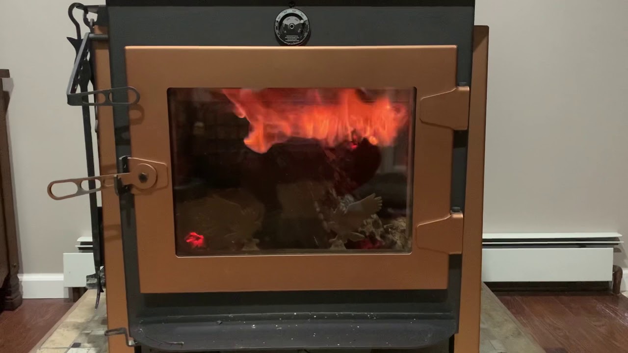 Woodstock Stove Ideal Steel. The best Wood stove in the world! - YouTube