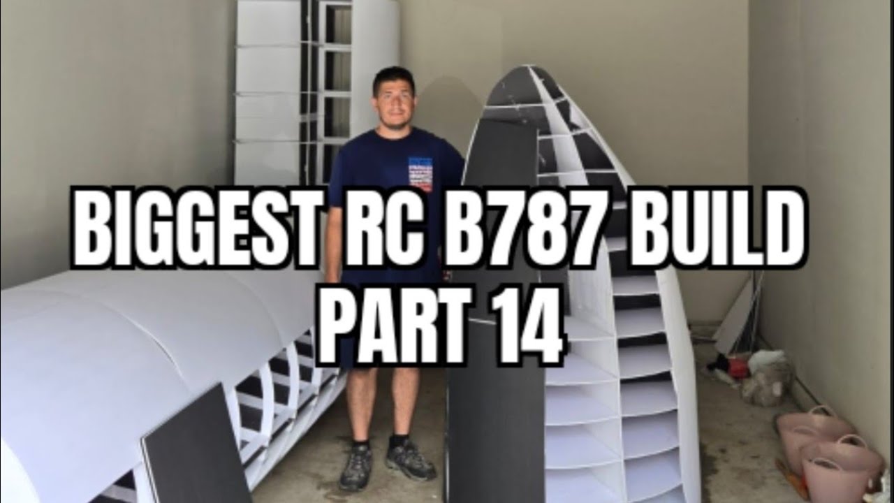 BIGGEST RC B-787 build part 14 - YouTube