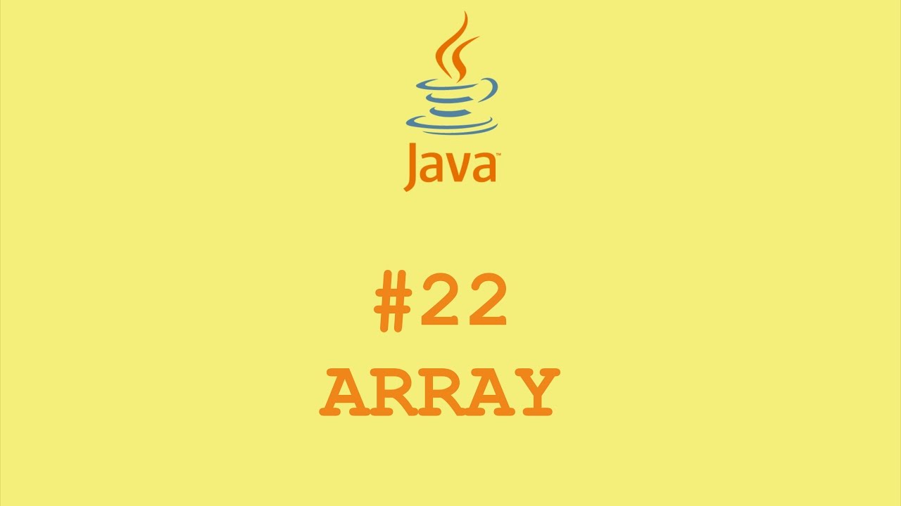 Array #22 | Java | Bahasa Indonesia - YouTube