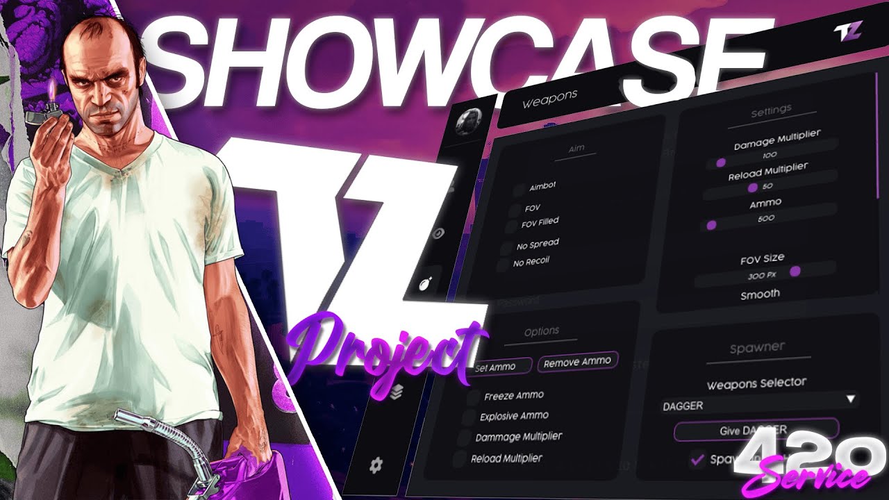 [TZ SHOWCASE] BEST FIVEM CHEAT | 420-Services.net - YouTube