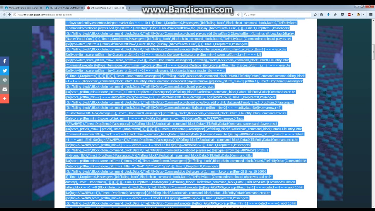 Minecraft Command Editor - YouTube