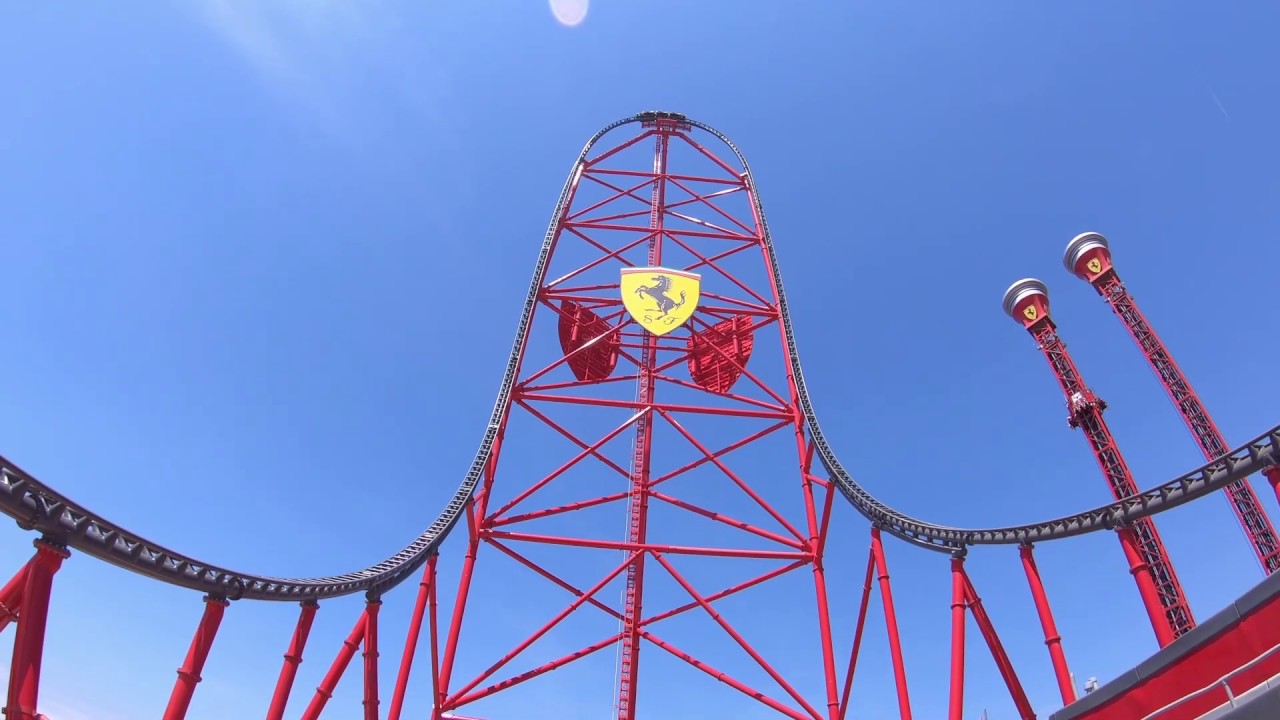 Red Force Off-ride Ferrari Land 2019 - YouTube