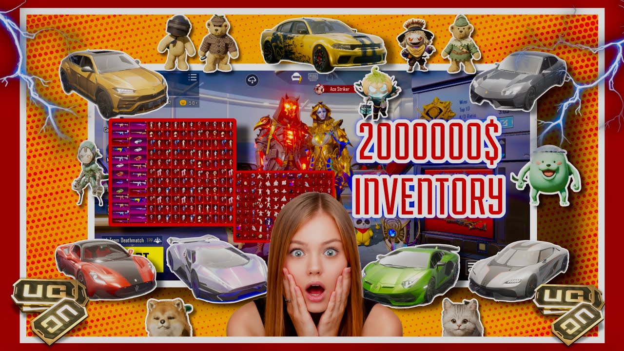 THE 2,000,000 $ INVENTORY 🔥OWNED🔥 PUBGM 🔥 - YouTube
